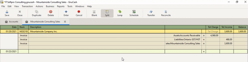 Using GnuCash – Customers and Sales Invoices – ExpLearn